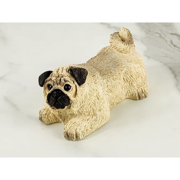 Pug Dog Lover | Accents | Pug Mini Puppy Dog Lovers Stone Critters 4 ...